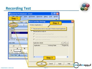 QTP/UFT Overview and Installation | PPT