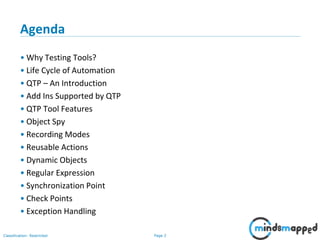 QTP/UFT Overview and Installation | PPT
