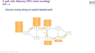 segment routing MPLS SDN NFV World Congress - Paris 2017 | PPT