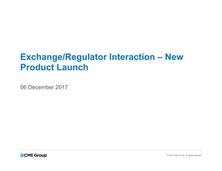 Exchange/Regulator Interaction – New Product Launch. Ukraine Commodity ...