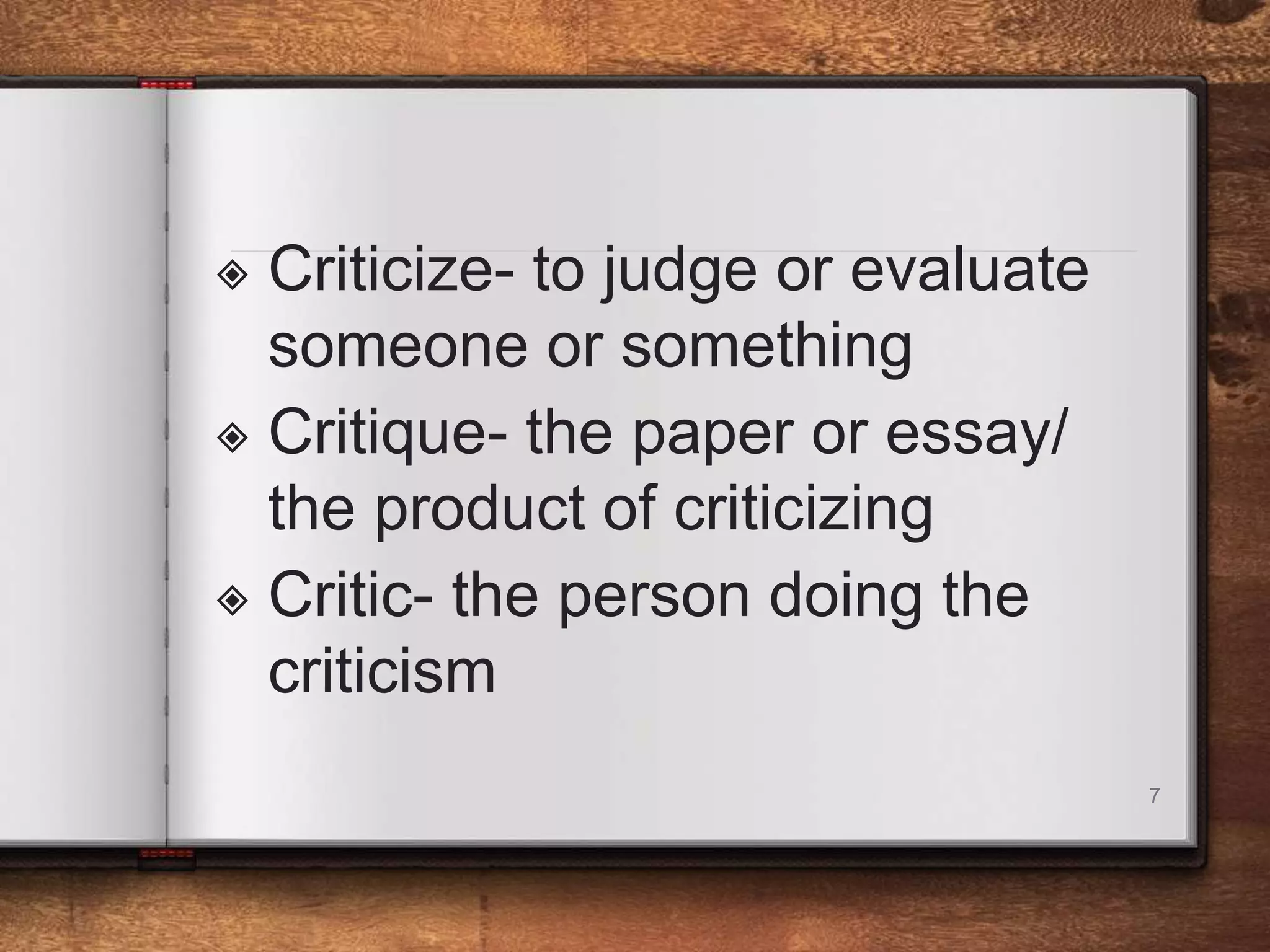 Critical Approaches in Writing a Critique presentation.pptx