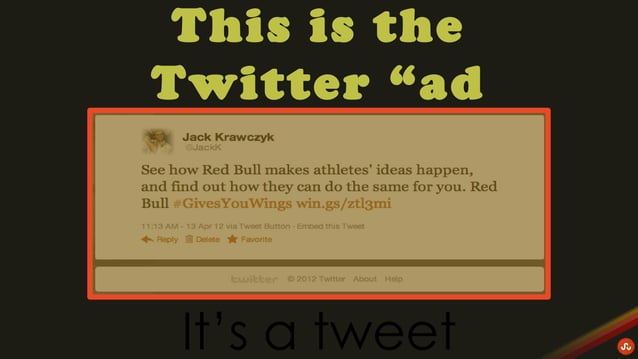 The Rise of Native Advertising, Speaker — Jack Krawczyk (StumbleUpon) | PPT