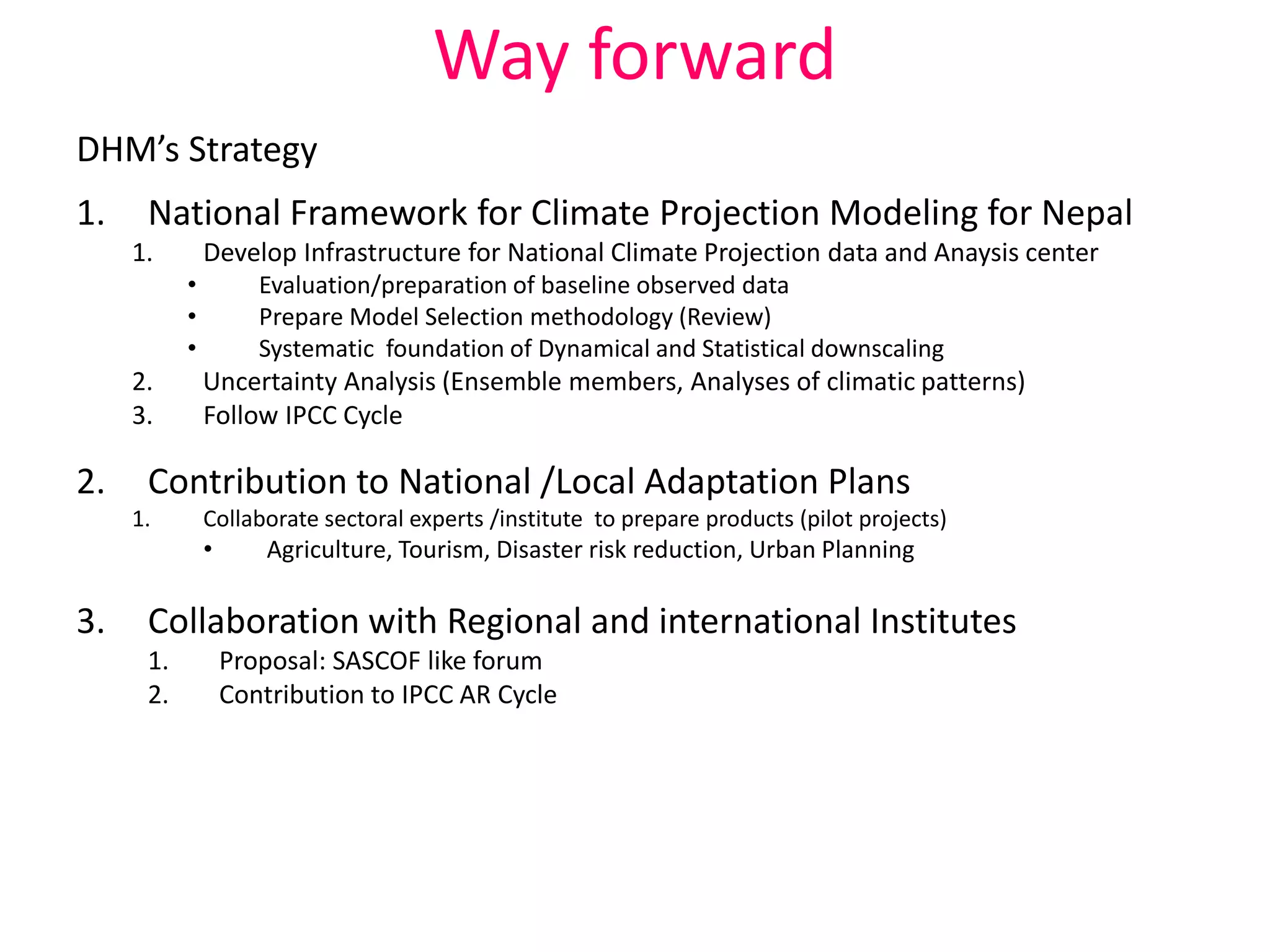 Day 2 archana shrestha, department of hydrology and meteorology, nepal ...