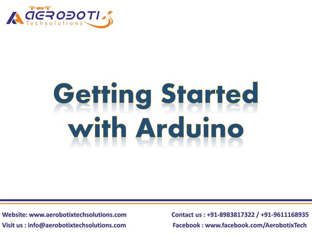 Day 23 Arduino Introduction | PPT