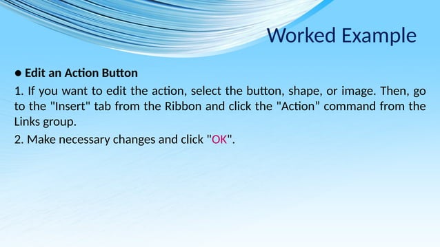 Day 25-28 Presentation Software (hyperlink & action buttons).pptx | Desktop Publishing ...