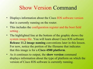 Day 25 cisco ios router configuration | PPT