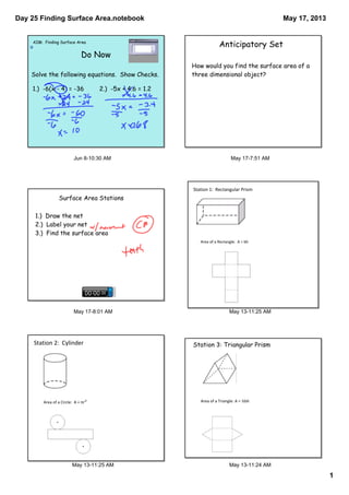 Day 25 surface area | PDF
