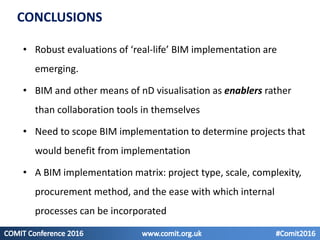 A BIM-enabled collaborative platform in practice #COMIT2016 | PPT