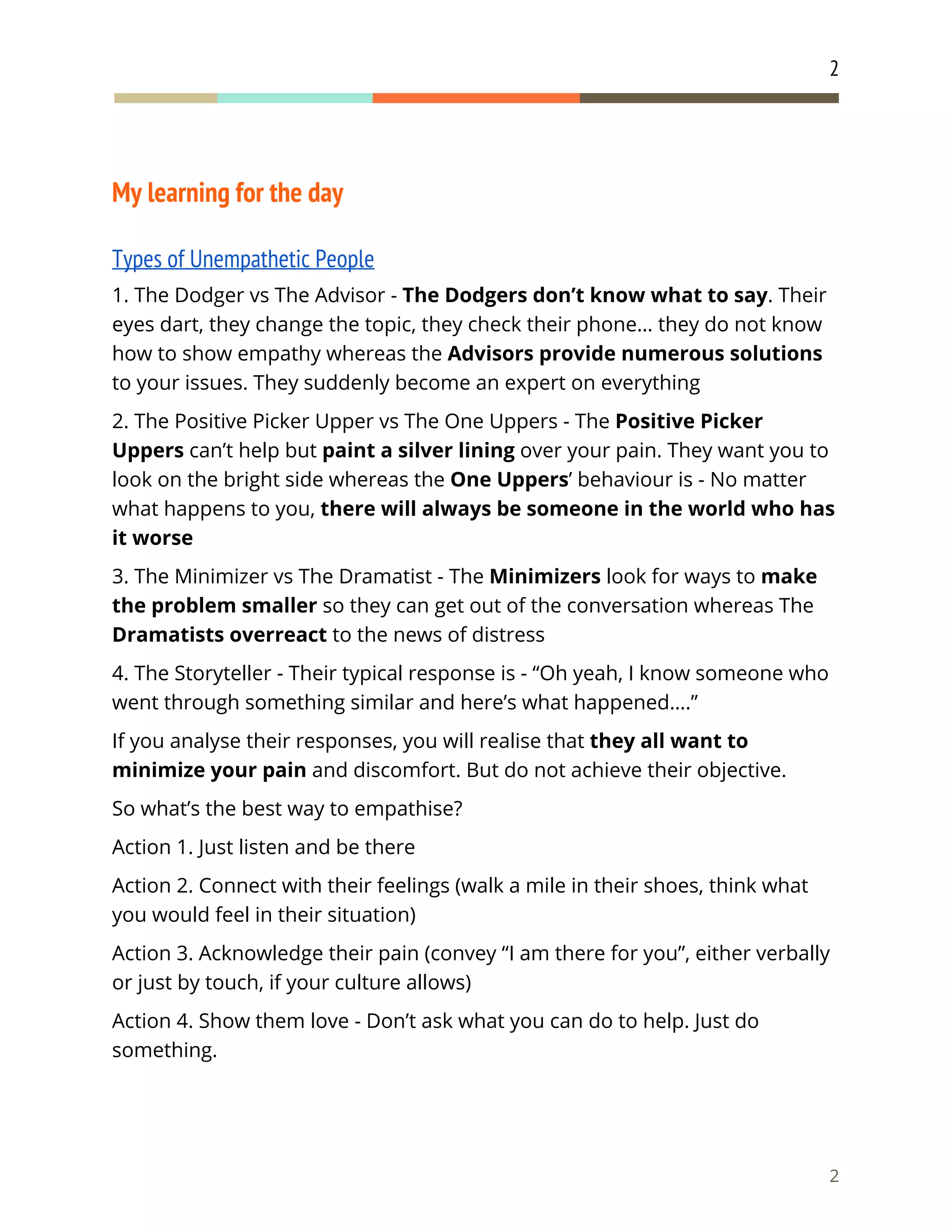 Day 28 empathy | PDF