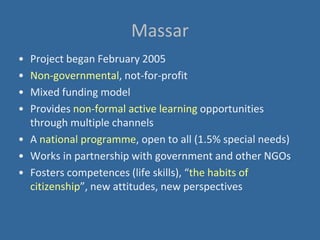 Robin Cole-Hamilton - Massar- Cultural Transformation in Syria | PDF ...