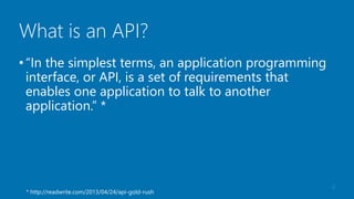 API Management Part 1 - An Introduction to Azure API Management | PPTX