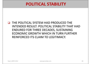 ON THE ROAD TO DEMOCRACY: TRANSITION AND CONSOLIDATION | PPT