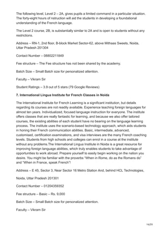 French Language Course Online With Certificate | PDF