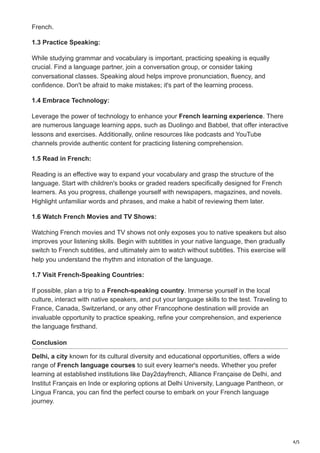 Best French Language Courses in Delhi for Language Enthusiasts.pdf