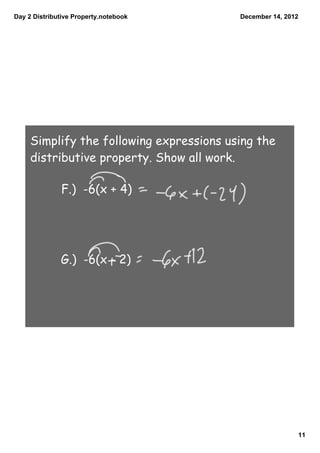Day 2 distributive property | PDF