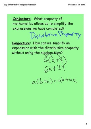 Day 2 distributive property | PDF