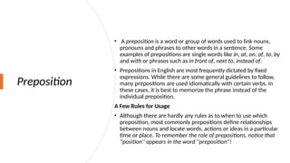 english grammar on preposition for begineers | PPT