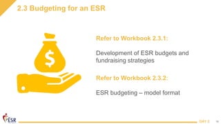 DAY 2: Planning and preparation for an ESR | PPT