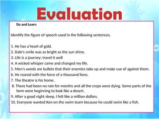 English 6 The Different Figures of speech | PPTX