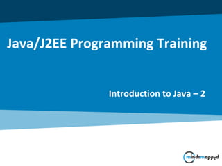Introduction to Java Part-2 | PPT