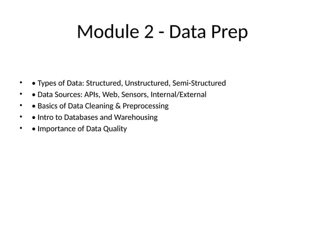 Data Collection, Management & Preparation | PPTX