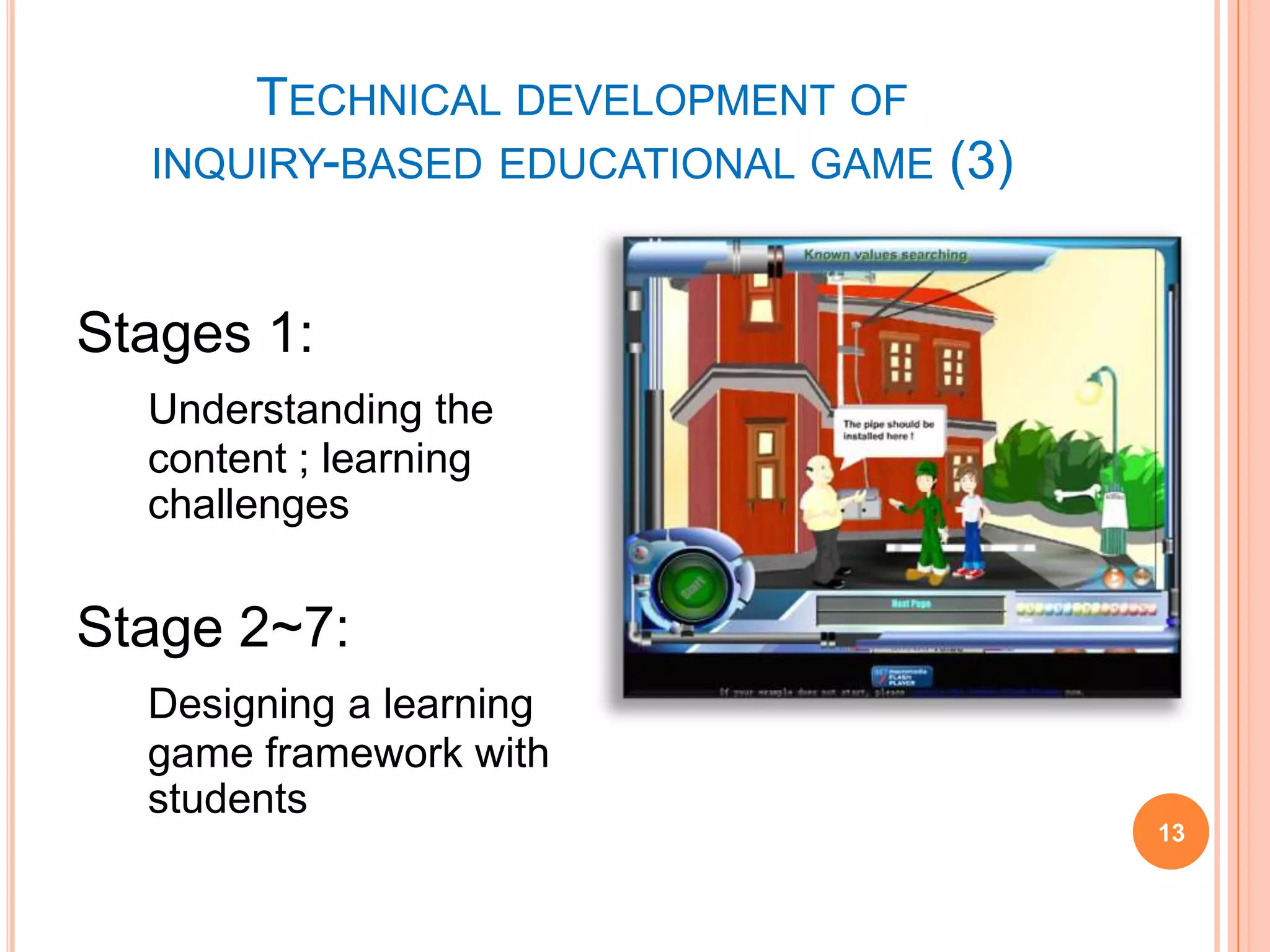 Digital educational game: pedagogical design and development | PPT