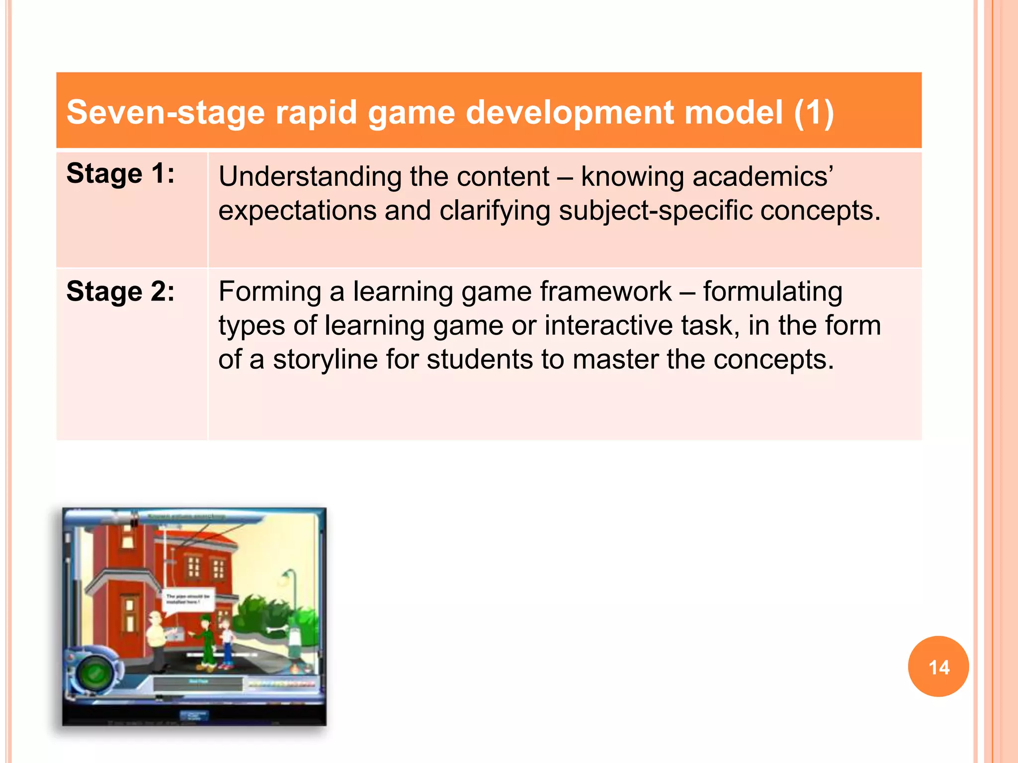 Digital educational game: pedagogical design and development | PPT