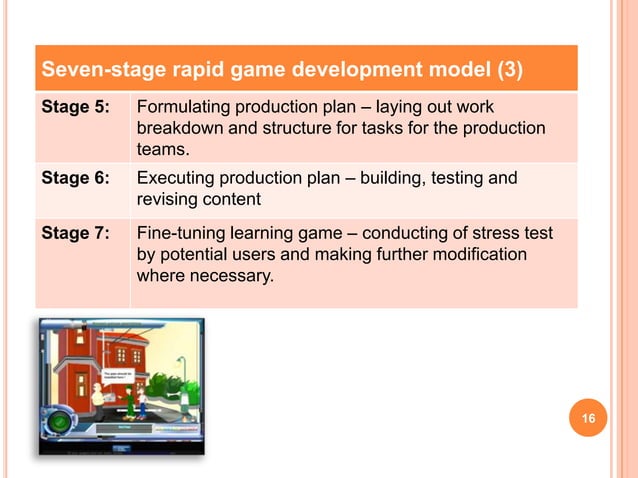 Digital educational game: pedagogical design and development | PPT