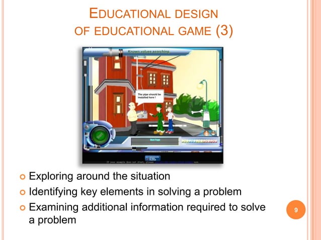 Digital Educational Game Pedagogical Design And Development Ppt