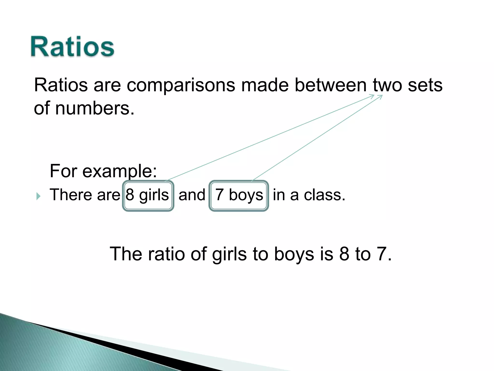 Percent, ratios, proportions, fraction | PPTX