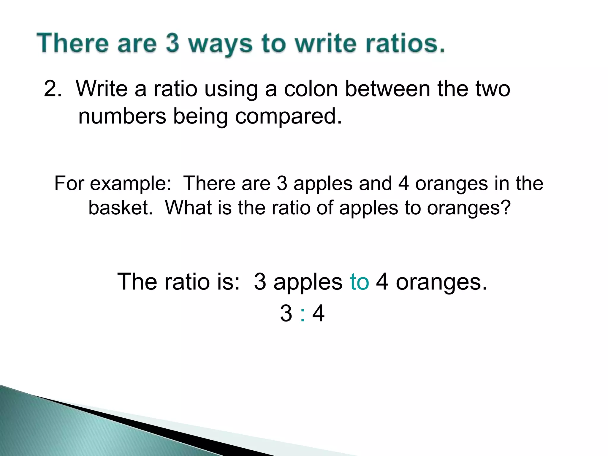 Percent, ratios, proportions, fraction | PPTX