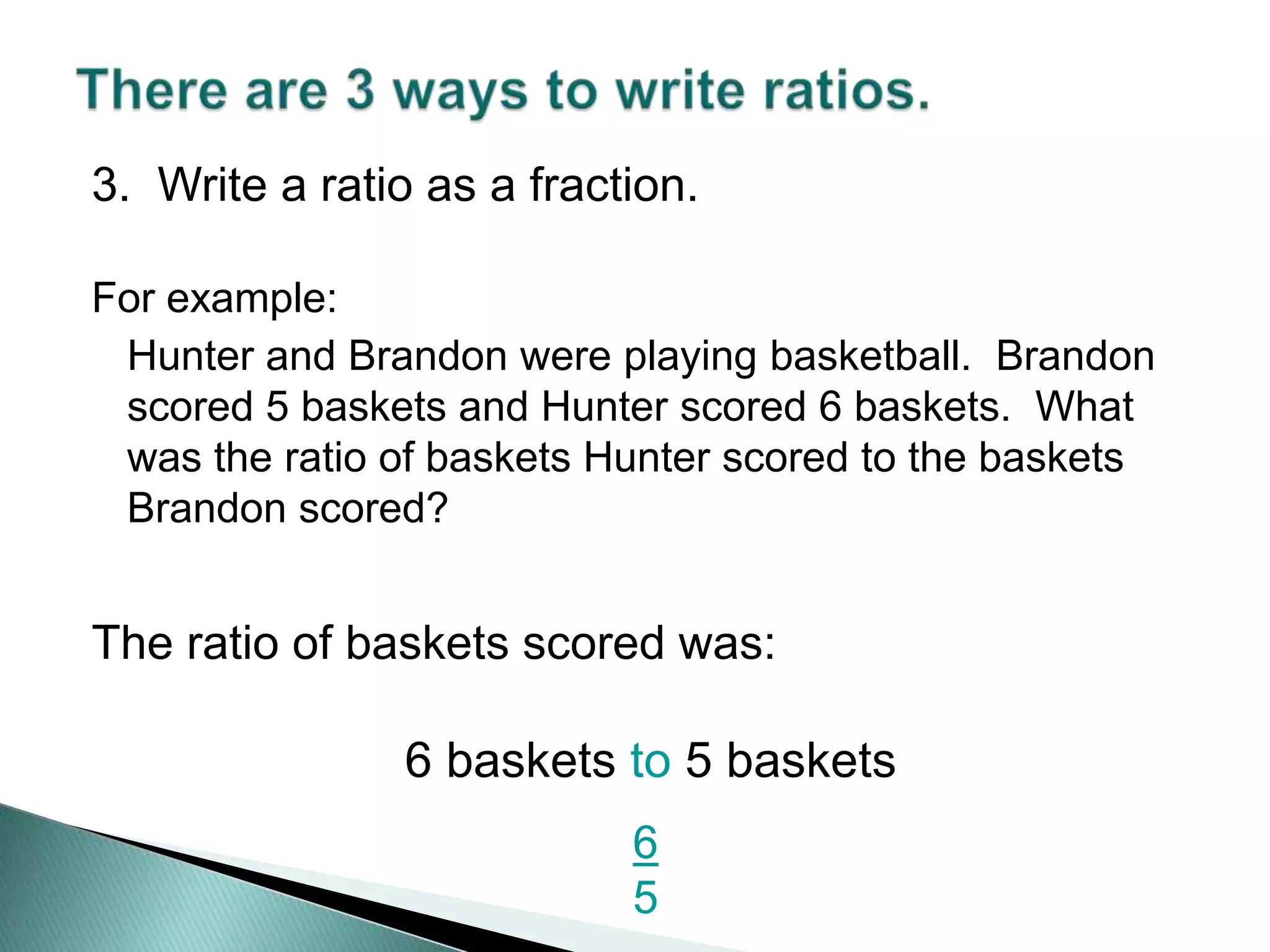 Percent, ratios, proportions, fraction | PPTX