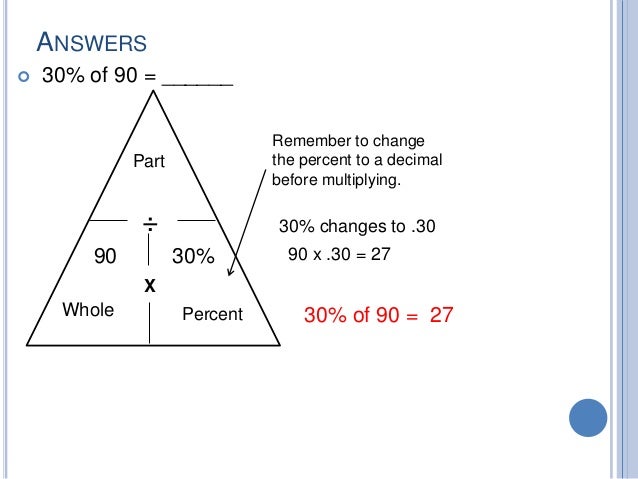 Percent, ratios, proportions, fraction