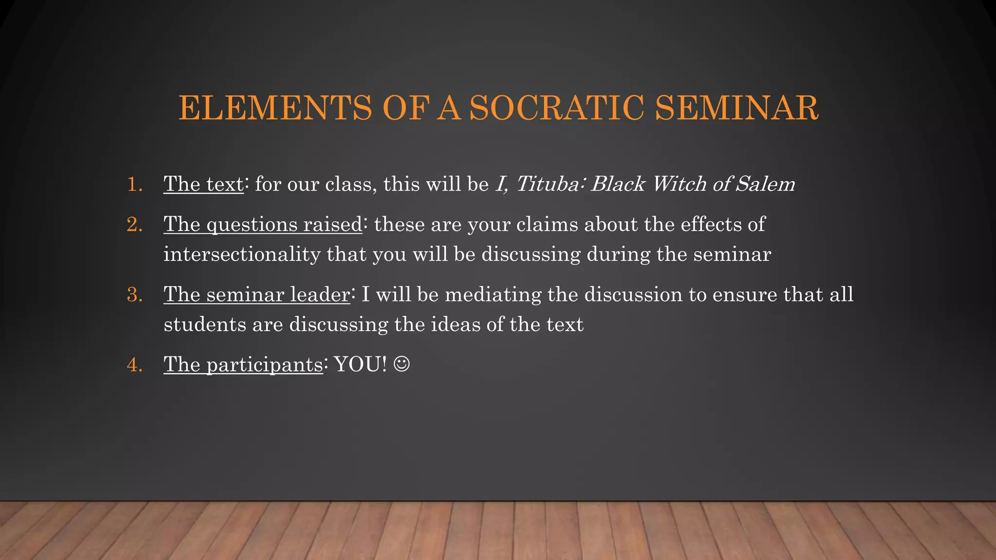 Socratic Seminar | PPT