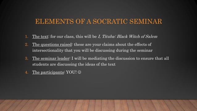 Socratic Seminar | PPT