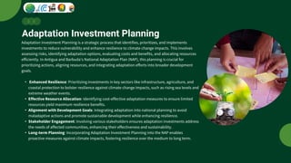 National Adaptation Planning for Antigua & Barbuda | PPTX