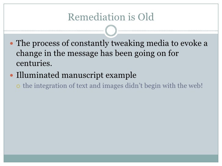 Let's Remediate!