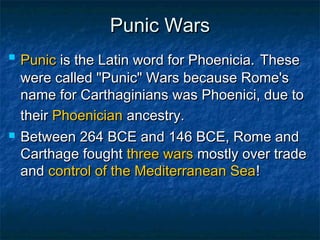 Punic Wars | PPT