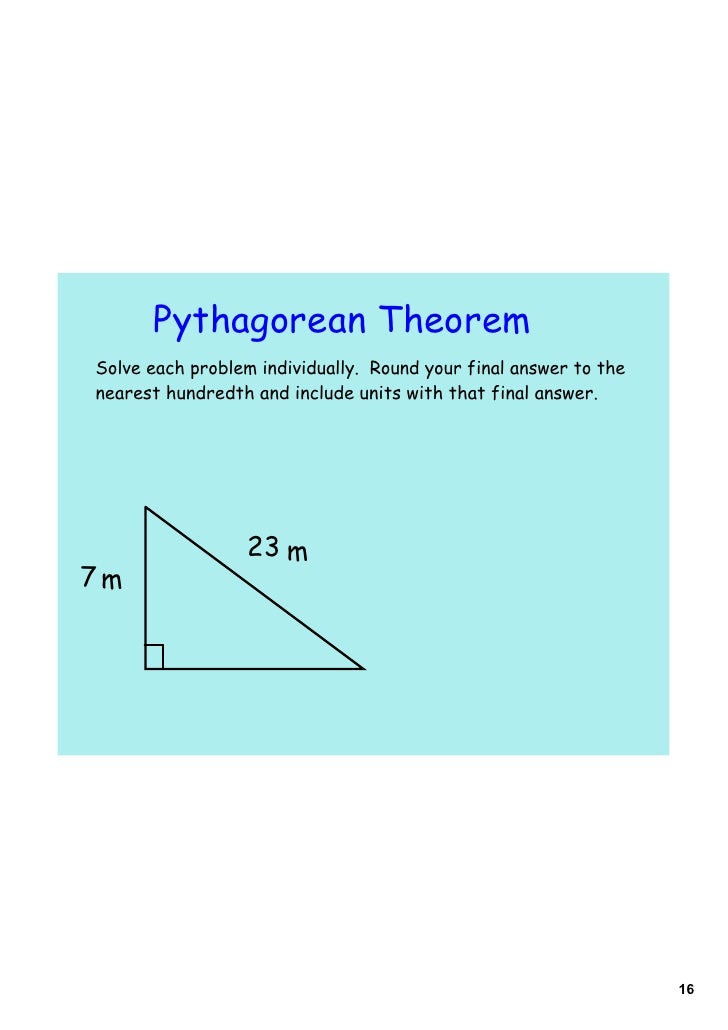 Day 2 pythagorean theorem