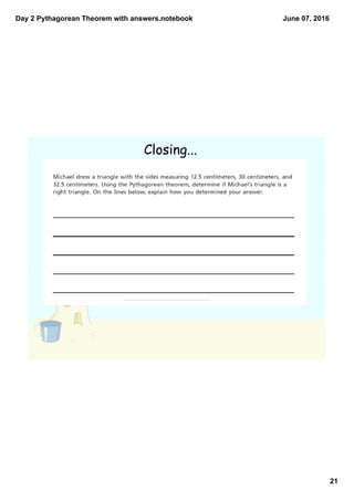 Day 2 pythagorean theorem | PDF