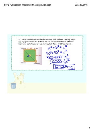 Day 2 pythagorean theorem | PDF