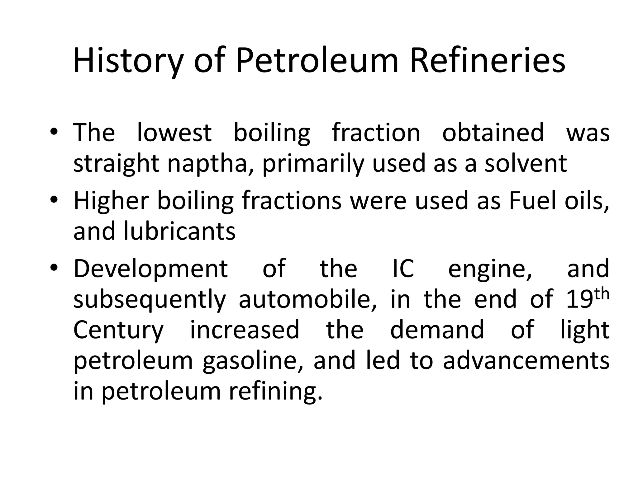 Refinery process | PPTX