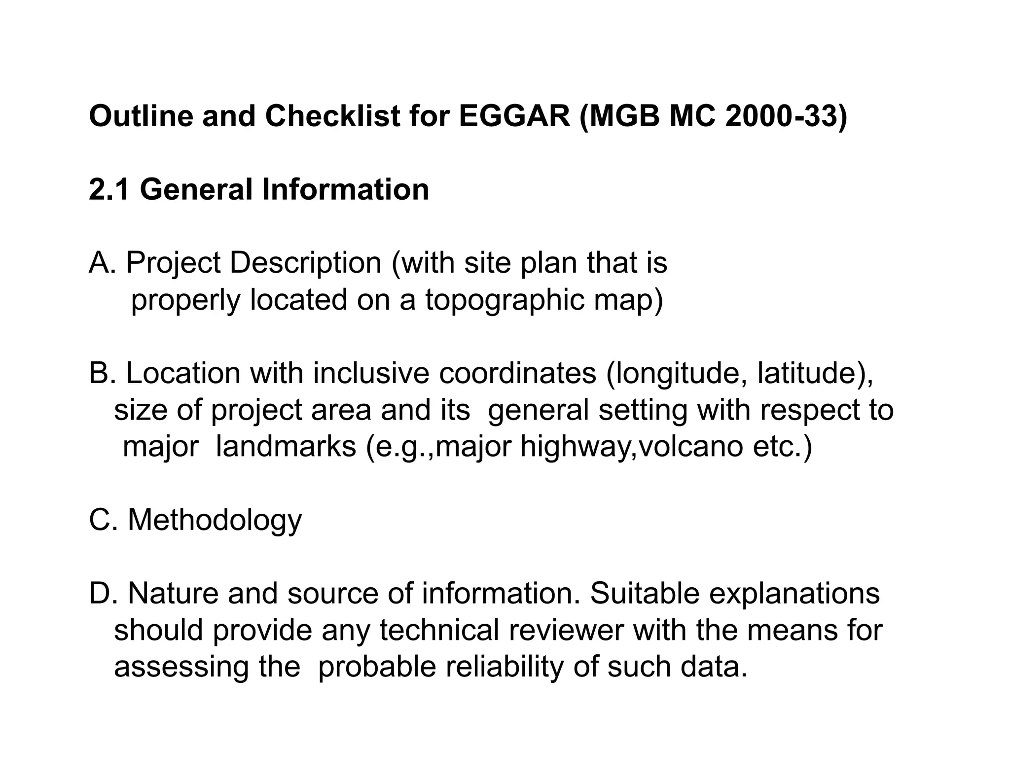 DENR-MGB EGGAR PROCEDURE | PDF