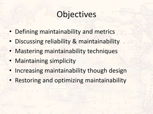 Reliability Maintenance Engineering 2 - 3 Measuring Maintainability ...