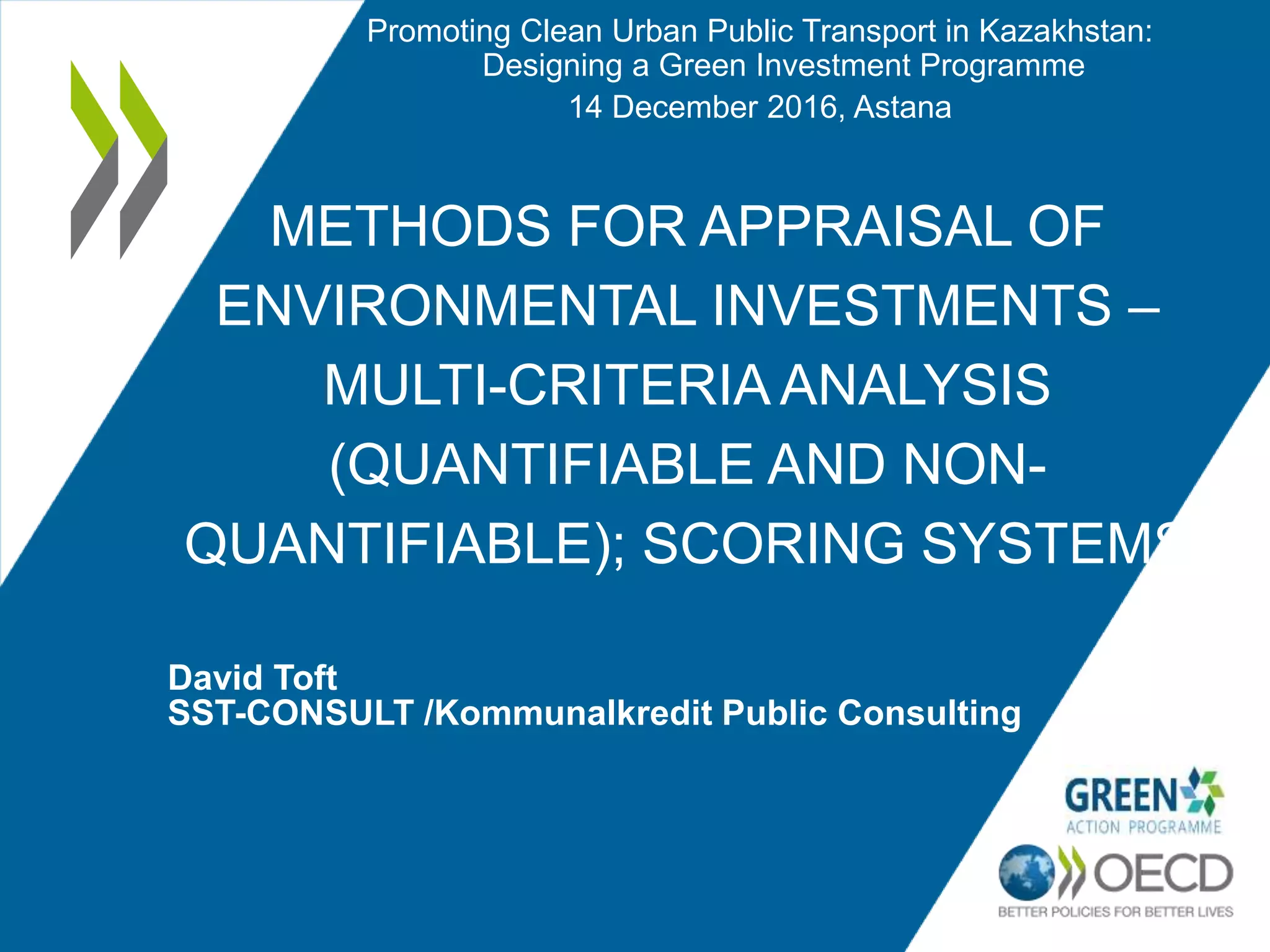 Day2 Session3 Multi Criteria Analysis Pptx Business Accounting