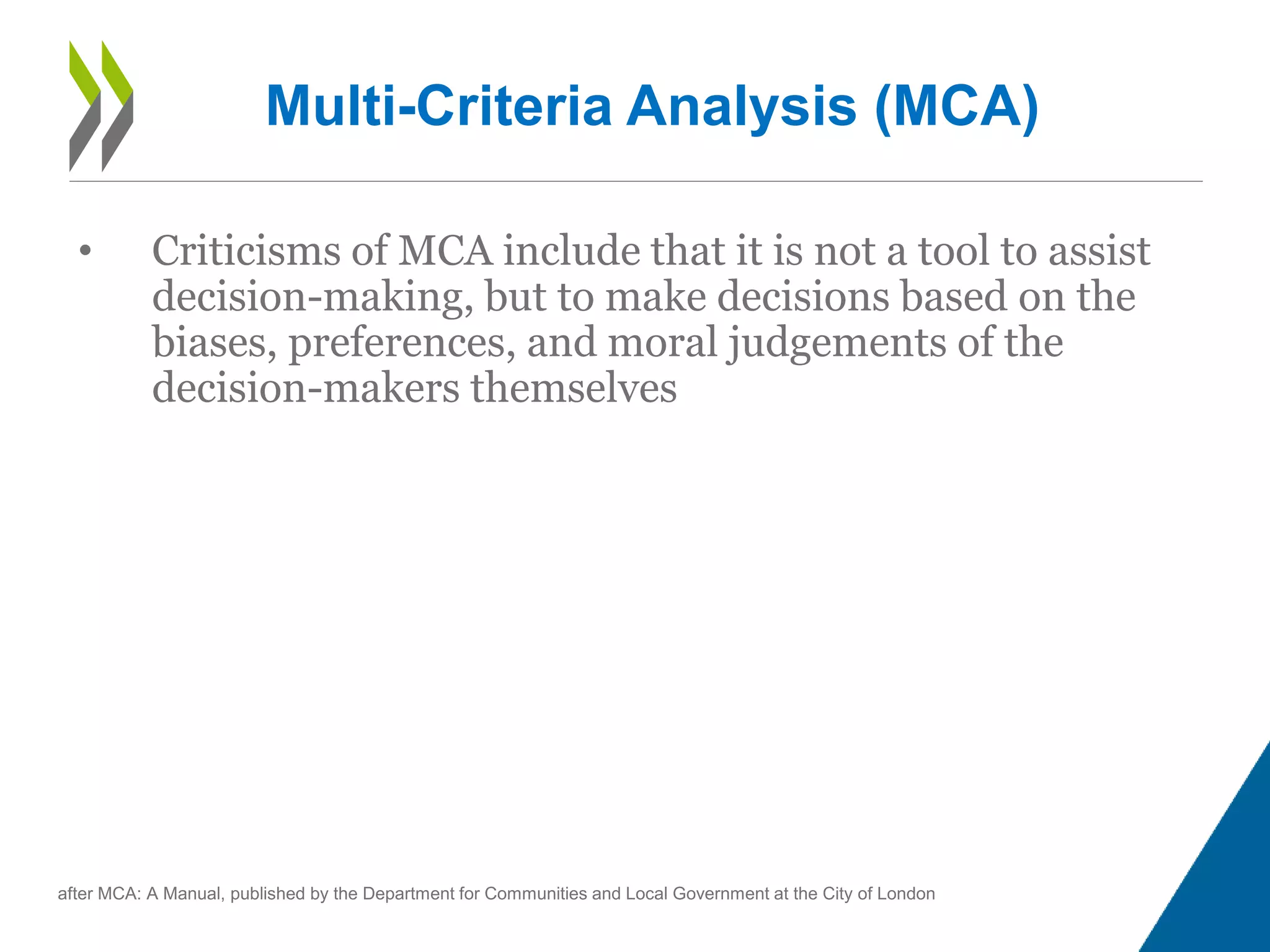 Day2 session3 multi-criteria-analysis | PPTX