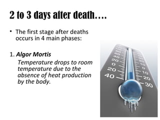 Day 2 the science of death | PPT