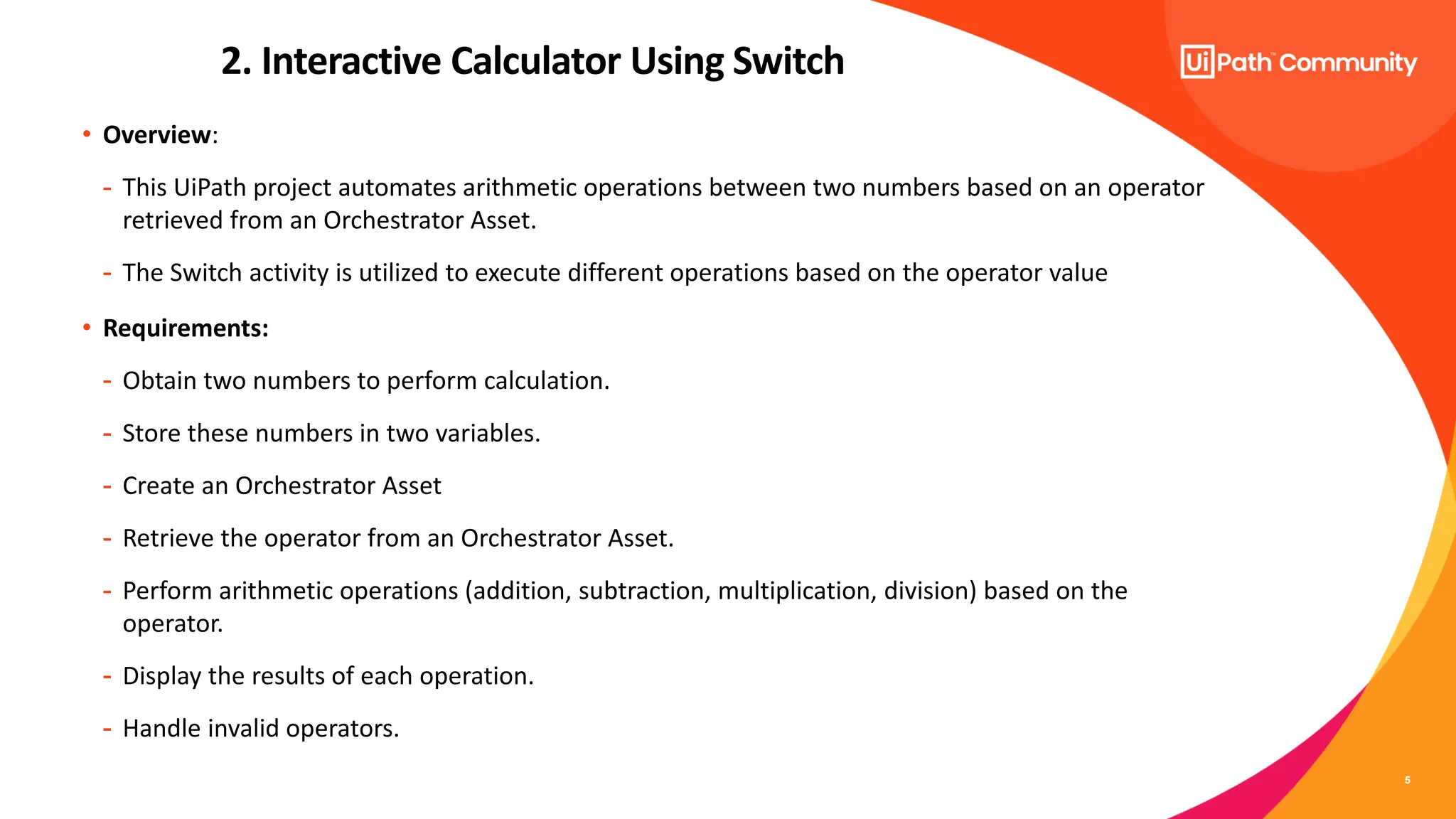 UiPath Studio Web workshop series - Day 2 | PPTX