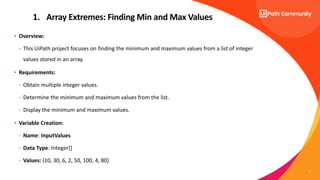 UiPath Studio Web workshop series - Day 2 | PPTX
