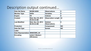 Understanding sas data step processing. | PPT